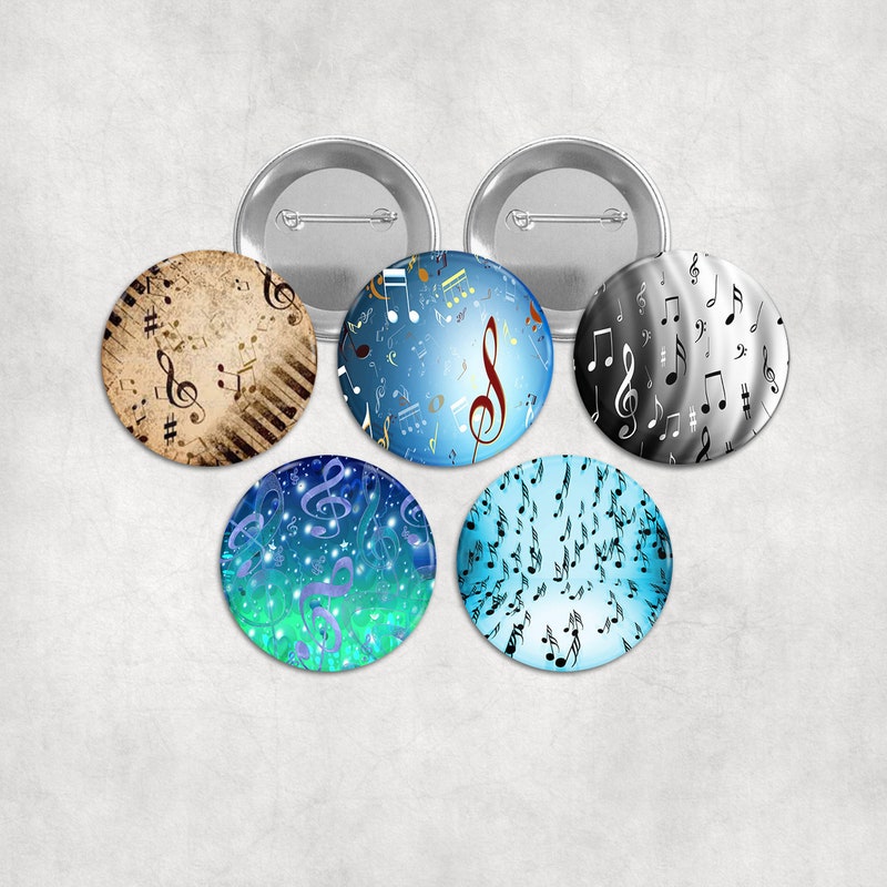 Music Buttons - Etsy