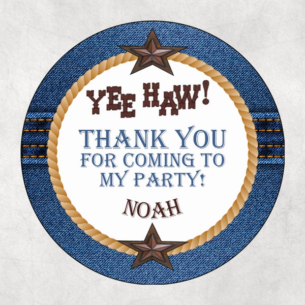 Cowboy Party Favor - Etsy