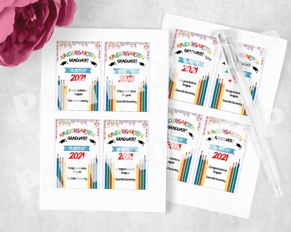 Paper & Party Supplies Preschool Graduation Capri Sun Labels ...