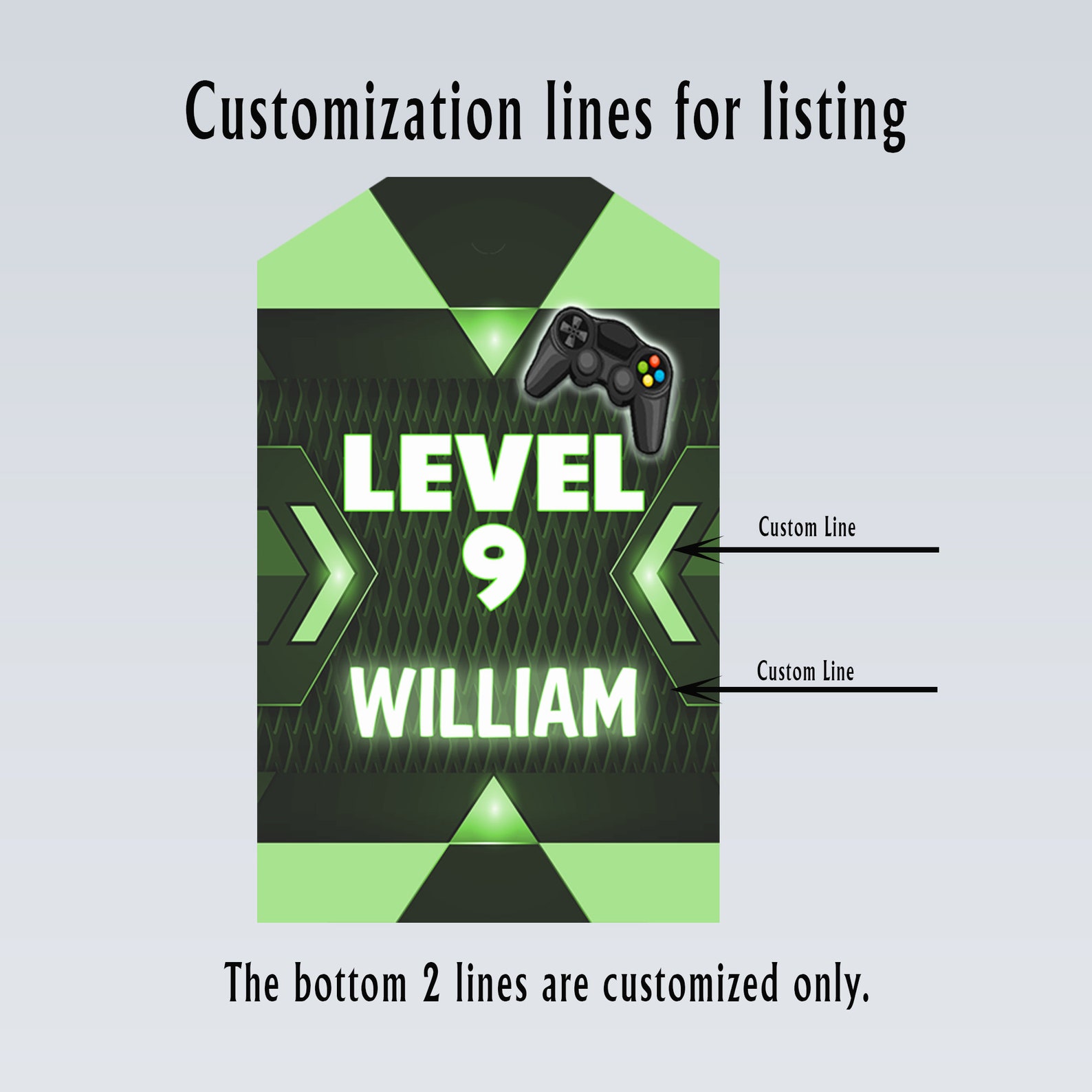 Gamer Gift Tags Video Game Birthday Party Favor Tags | Etsy