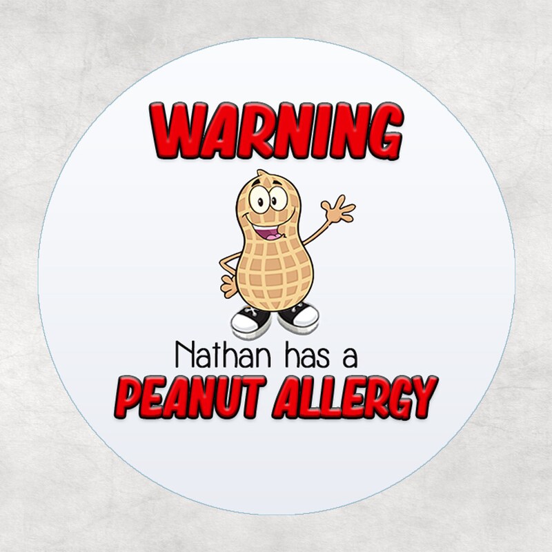 Peanut Allergy - Etsy