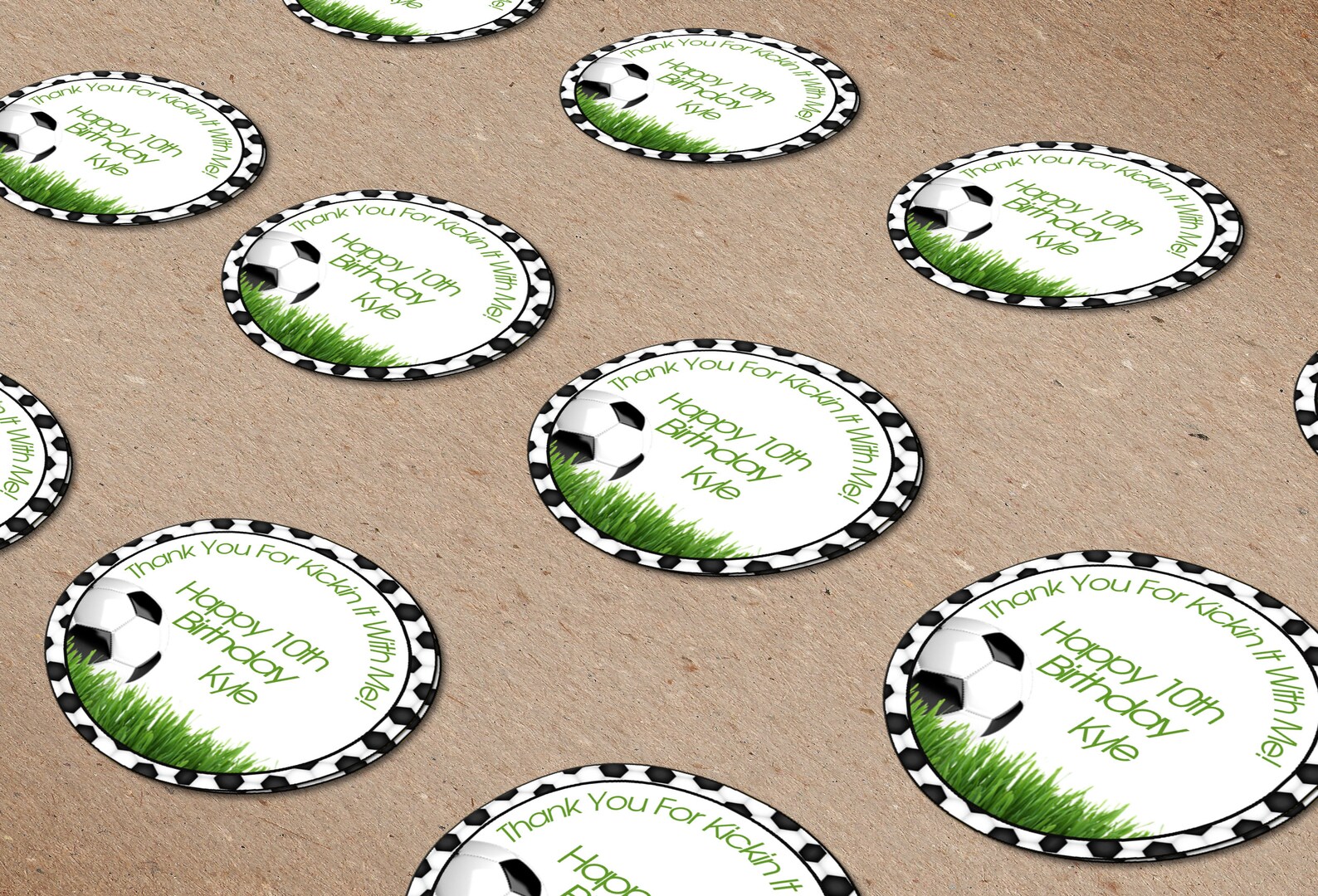 Soccer Party Stickers Soccer Birthday Sports Party Sports - Etsy