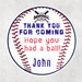Baseball Birthday Stickers Baseball Party Baseball Favor - Etsy