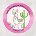 12 Personalized Llama Alpaca Birthday Party Favor Gift Tag | Etsy