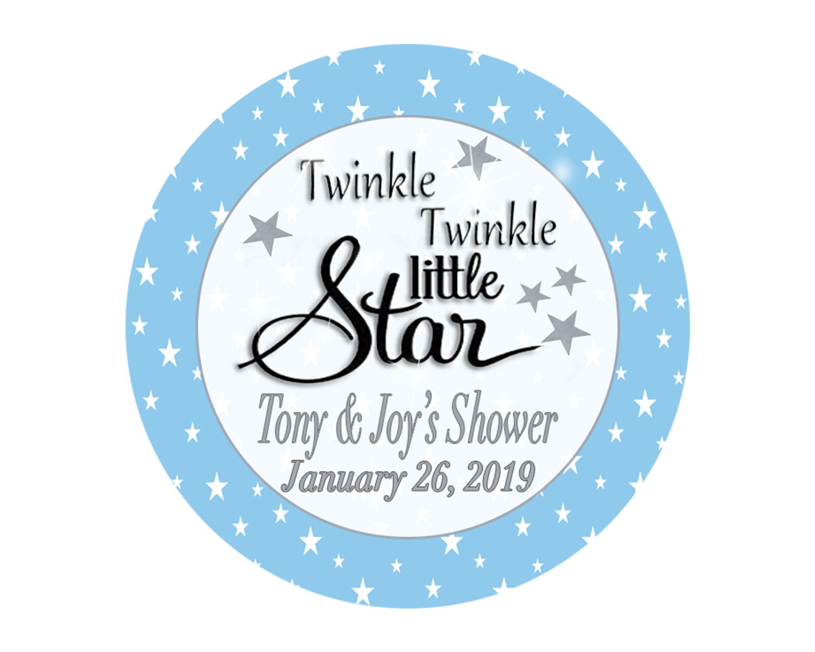 Twinkle Twinkle Little Star Baby Shower Favor Gift Tag - Etsy