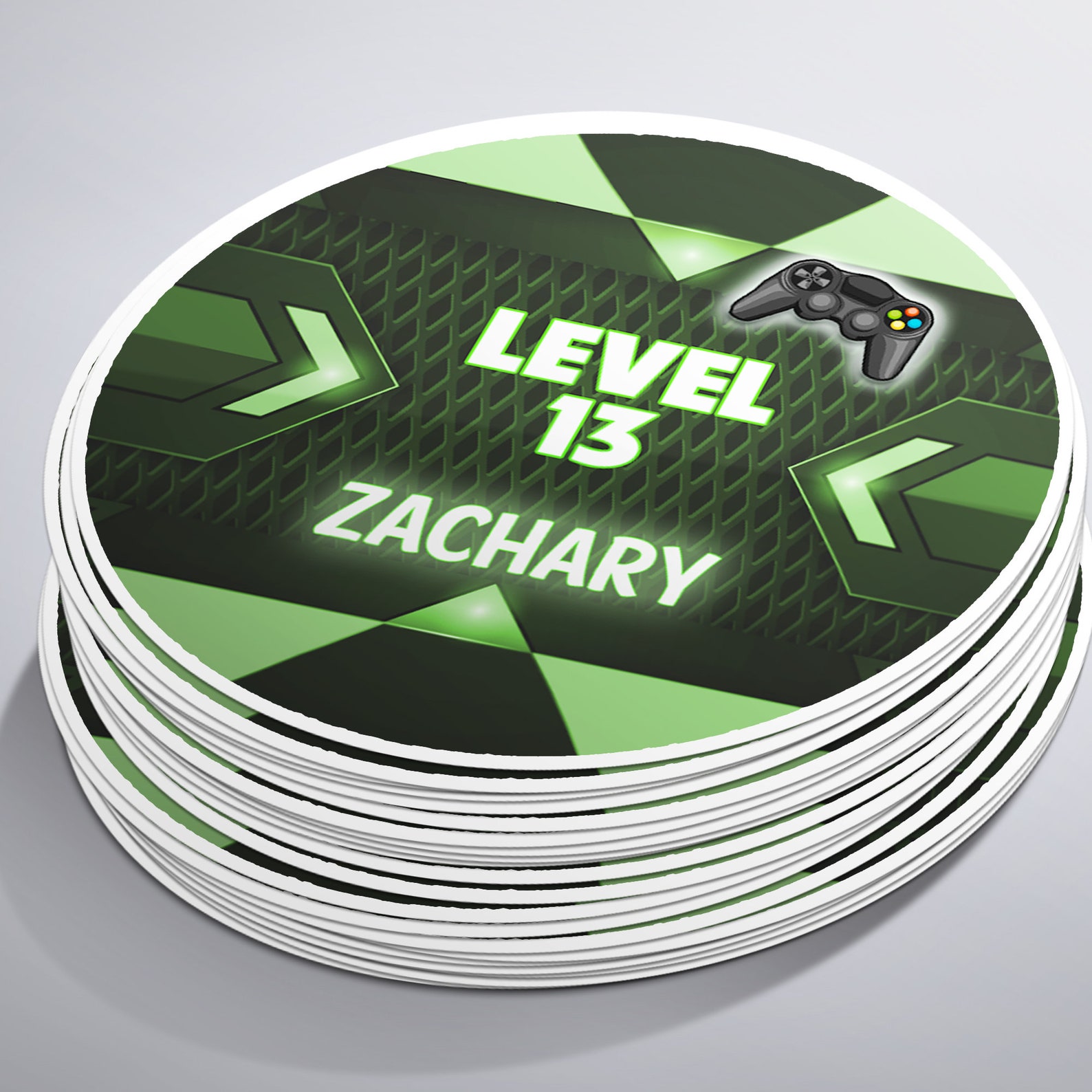 Gamer Birthday Stickers. Video Game Party Favor Stickers. - Etsy