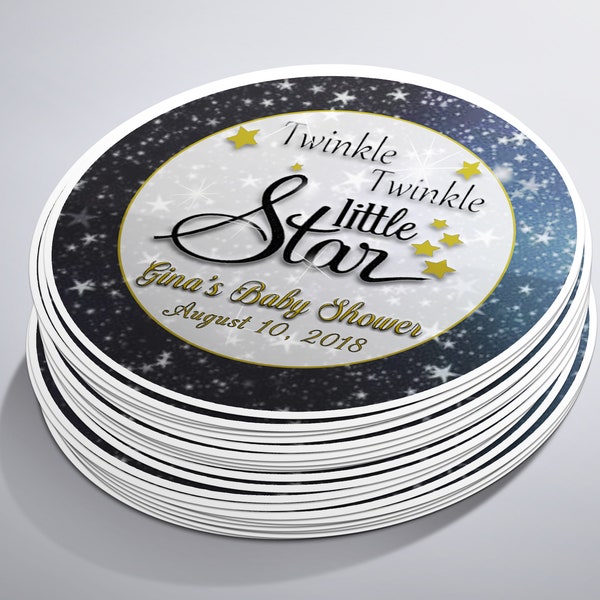 Twinkle Star Labels - Etsy