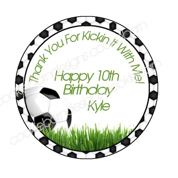 Soccer Party Stickers Soccer Birthday Sports Party Sports | Etsy