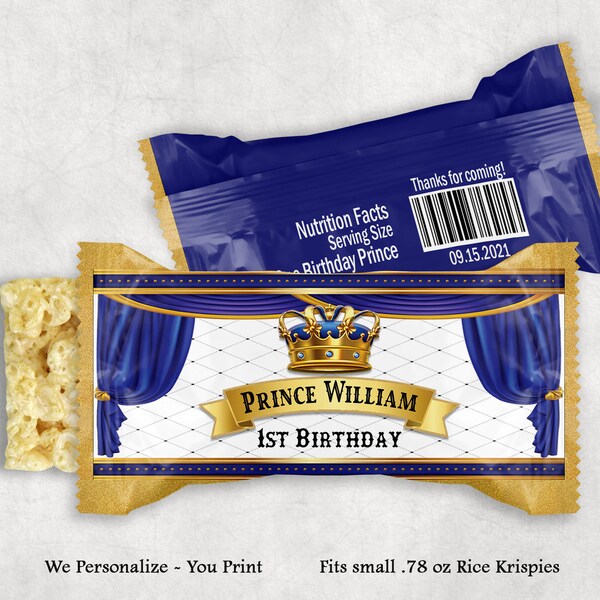 Custom Rice Krispy Treat Wrapper - Etsy