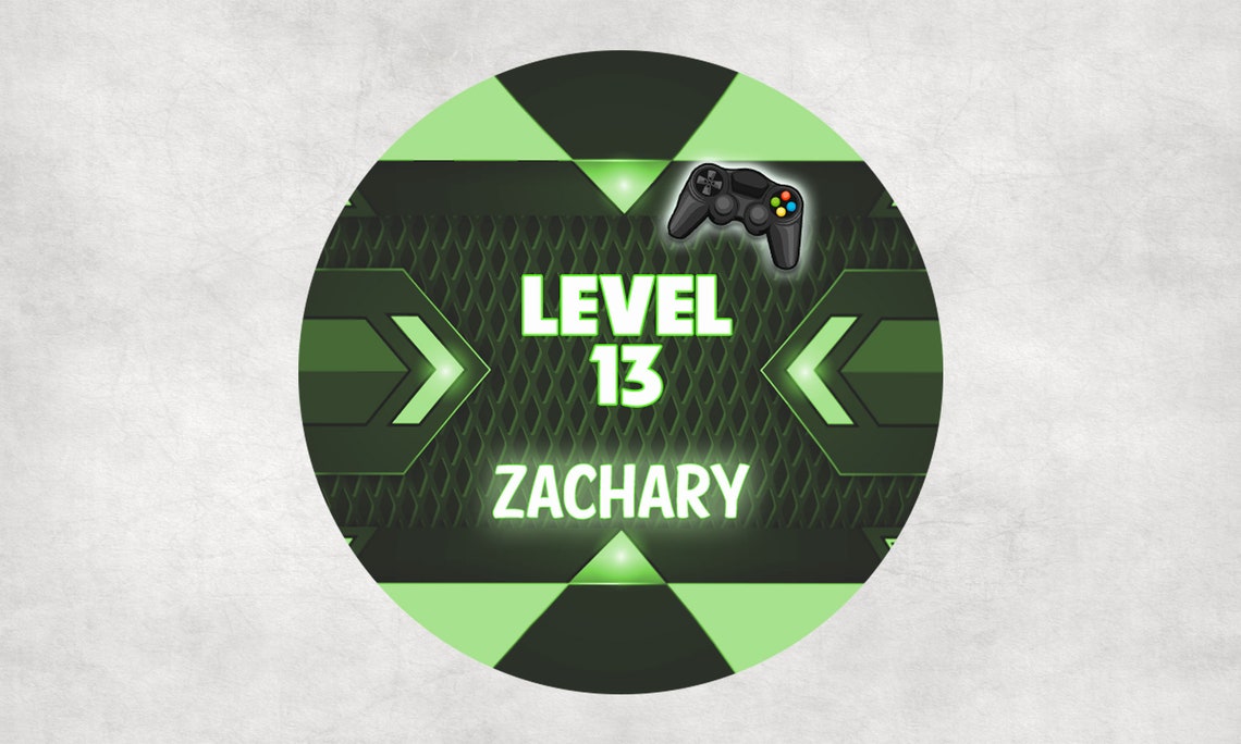 Gamer Birthday Stickers. Video Game Party Favor Stickers. - Etsy