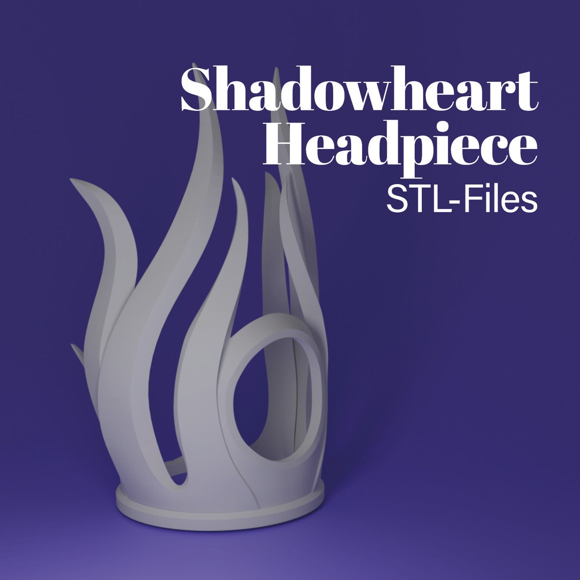 Shadowheart Headpiece STL File for Cosplay - Etsy