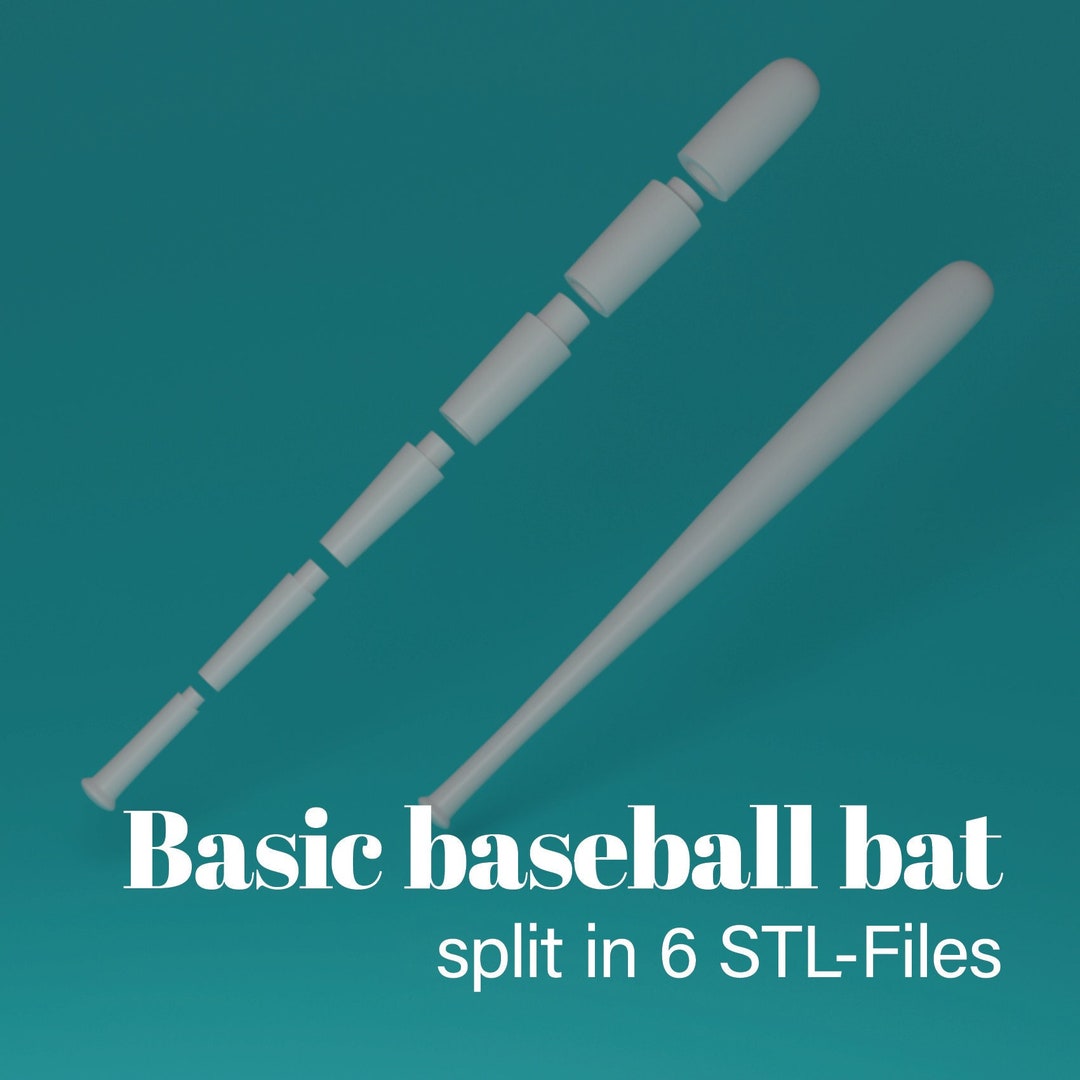 Basic Baseball Bat 3D Modell - Etsy