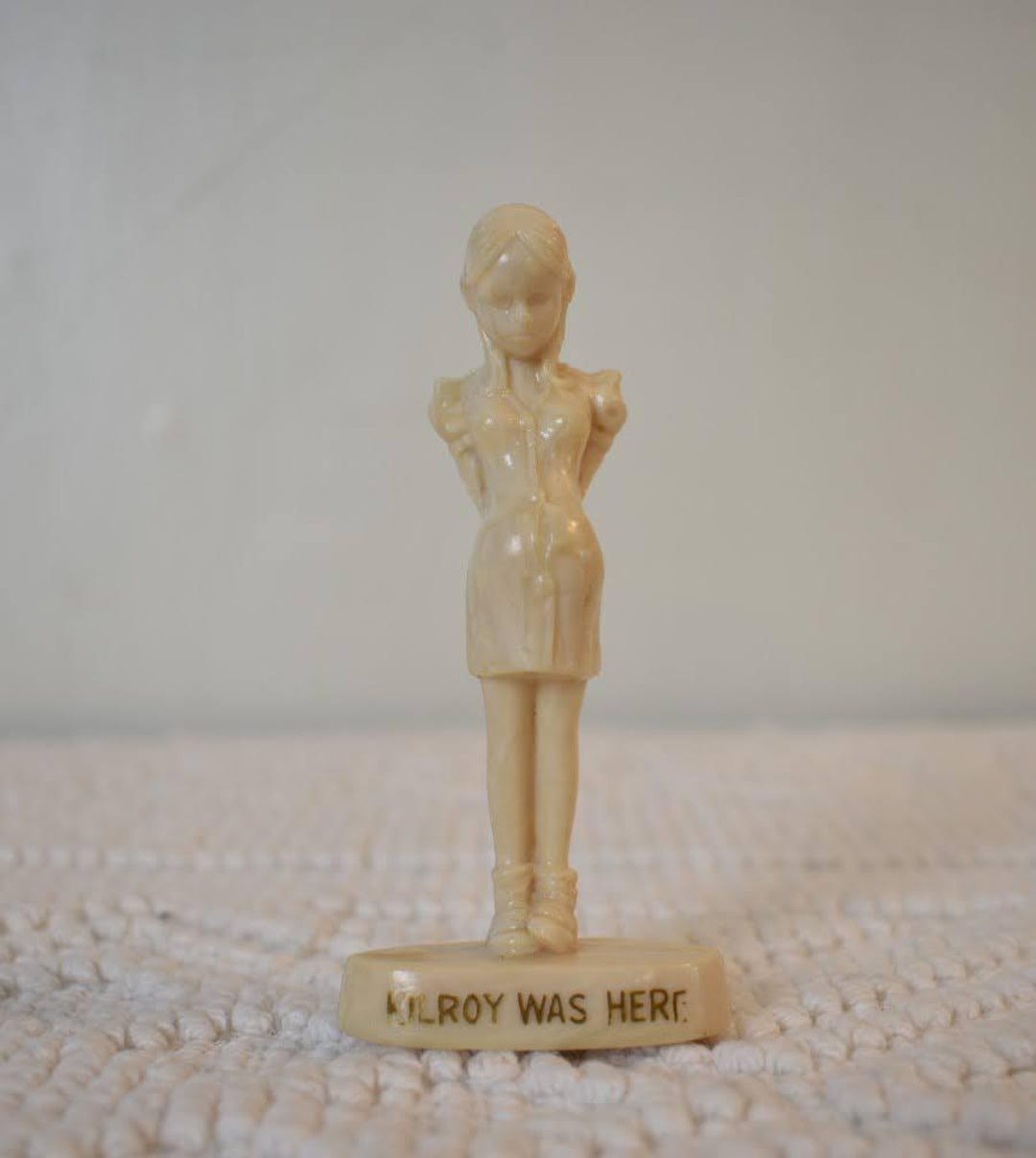 Vintage WWII US Army "kilroy Was Here" Plastic Pregnant French Girl ...