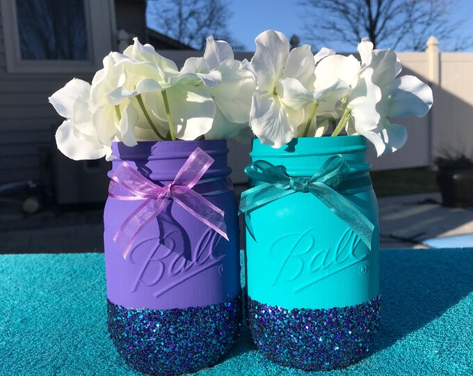 Mermaid Party Decorations, Set of 2, Unicorn Party Centerpieces, Under ...