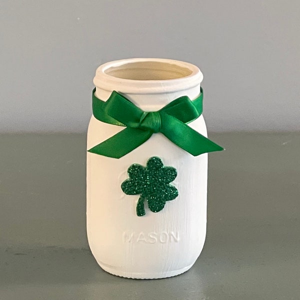St Patricks Day Jar - Etsy