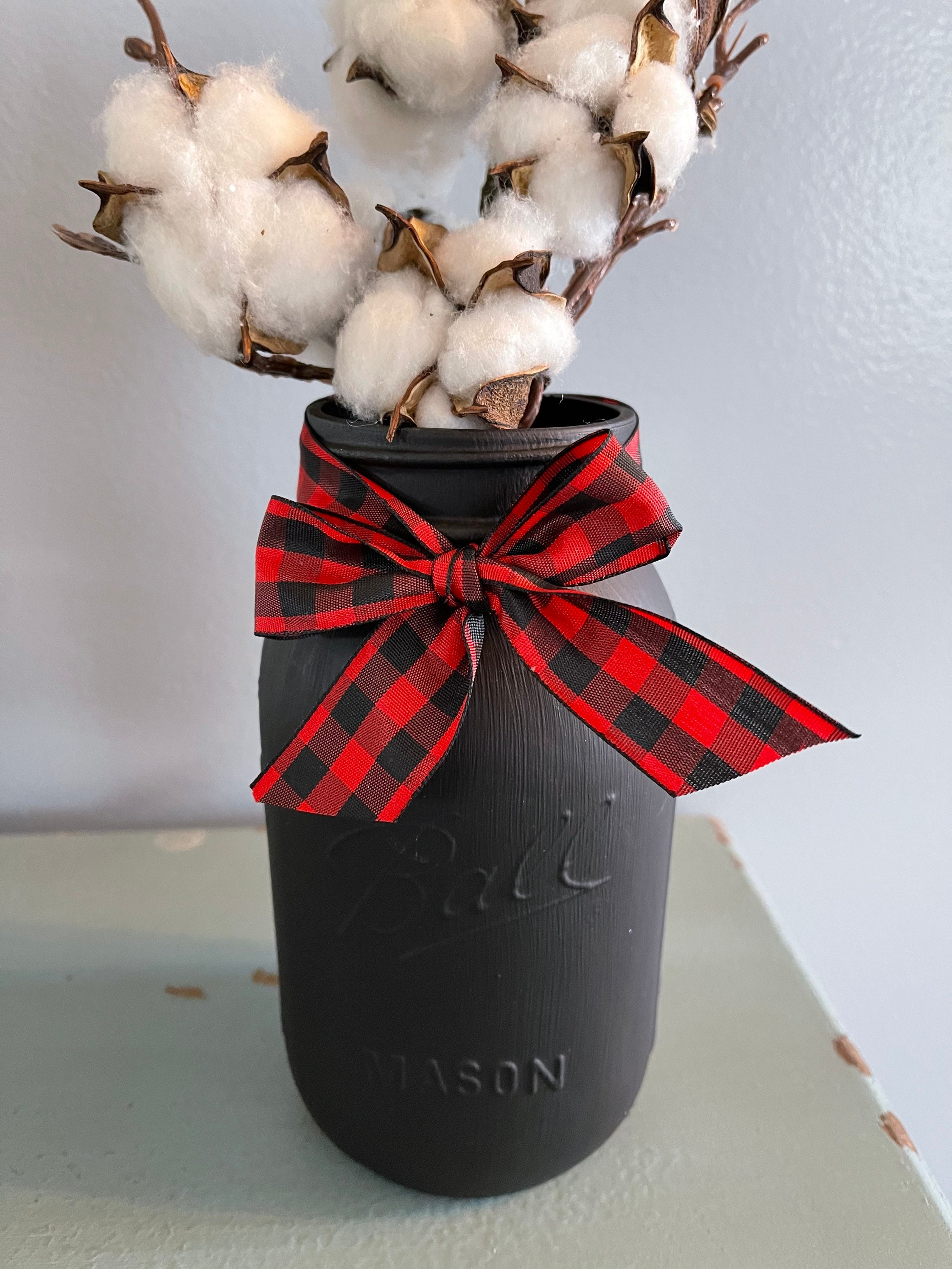 Farmhouse Decor Buffalo Plaid Decor Fixer Upper Black and - Etsy