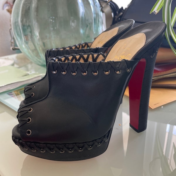 Open Toe Mules - Etsy