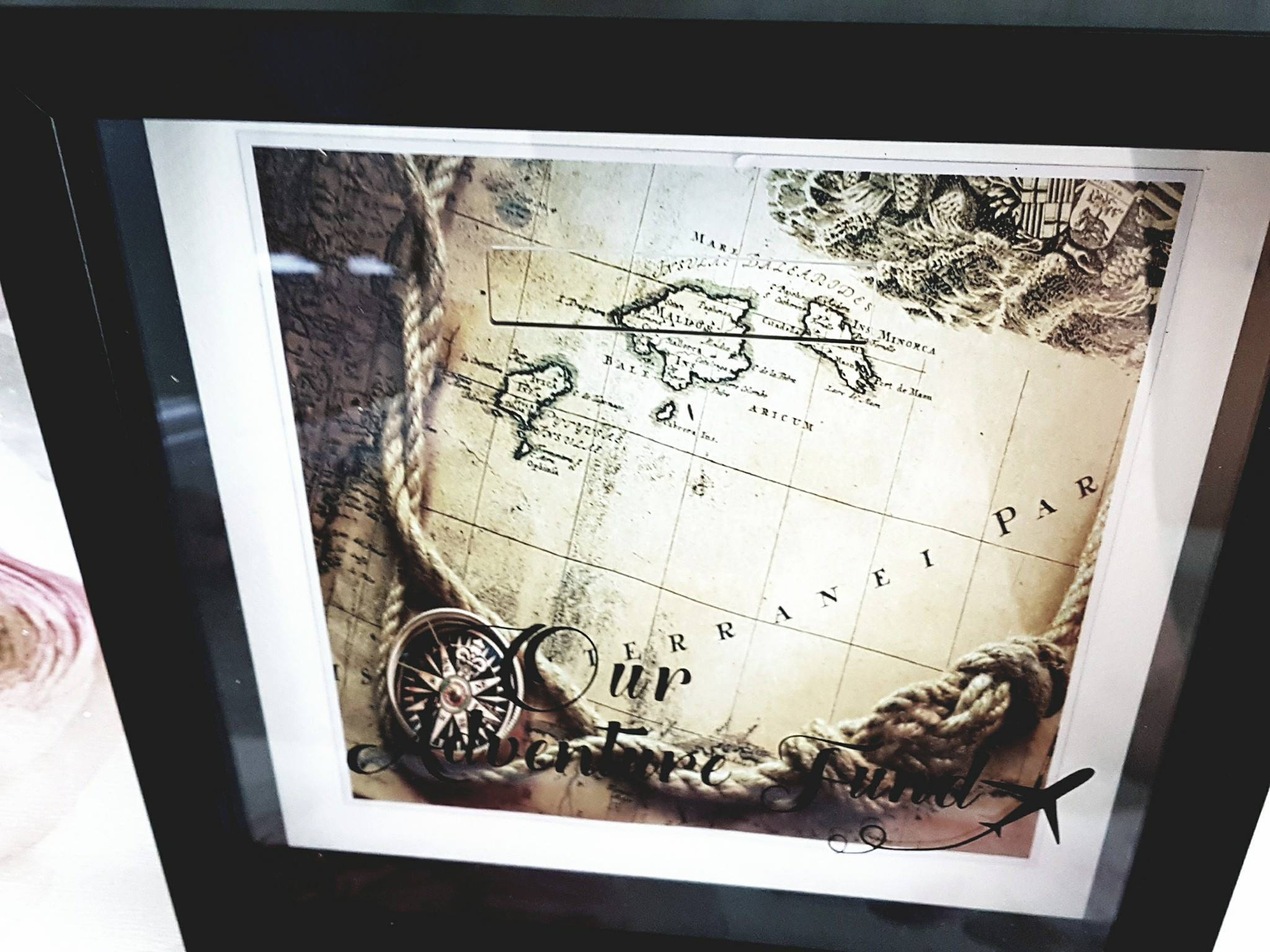 Personalised Money Box Frame Moneybox Adventure Adventure | Etsy