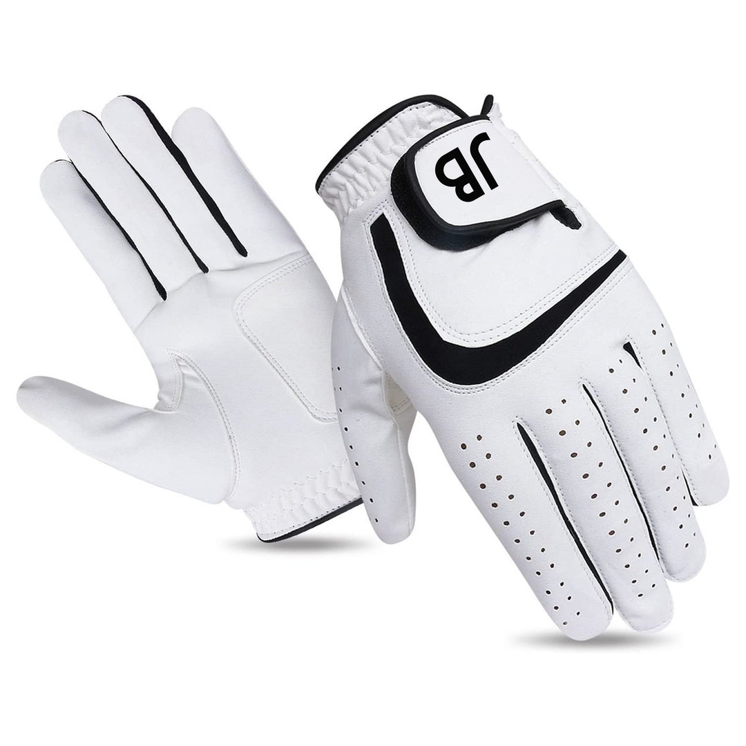 Personalised Golf Glove | Custom Sportswear | Black/white | Golf ...