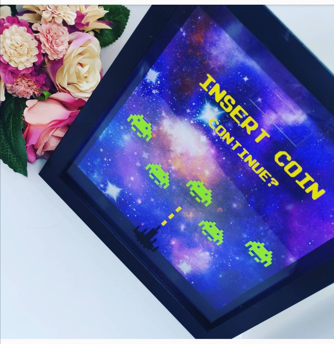 Retro Video Game Money Frame Gaming Money Box Piggy Bank - Etsy UK