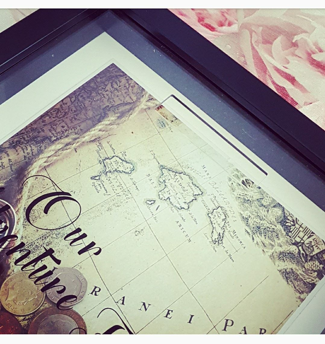 Personalised Money Box Frame Moneybox Adventure Adventure | Etsy