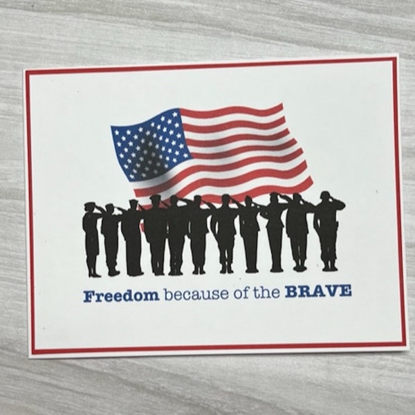 U.S. Military Card, Veteran's Day, Memorial Day, Independence Day, 4th ...
