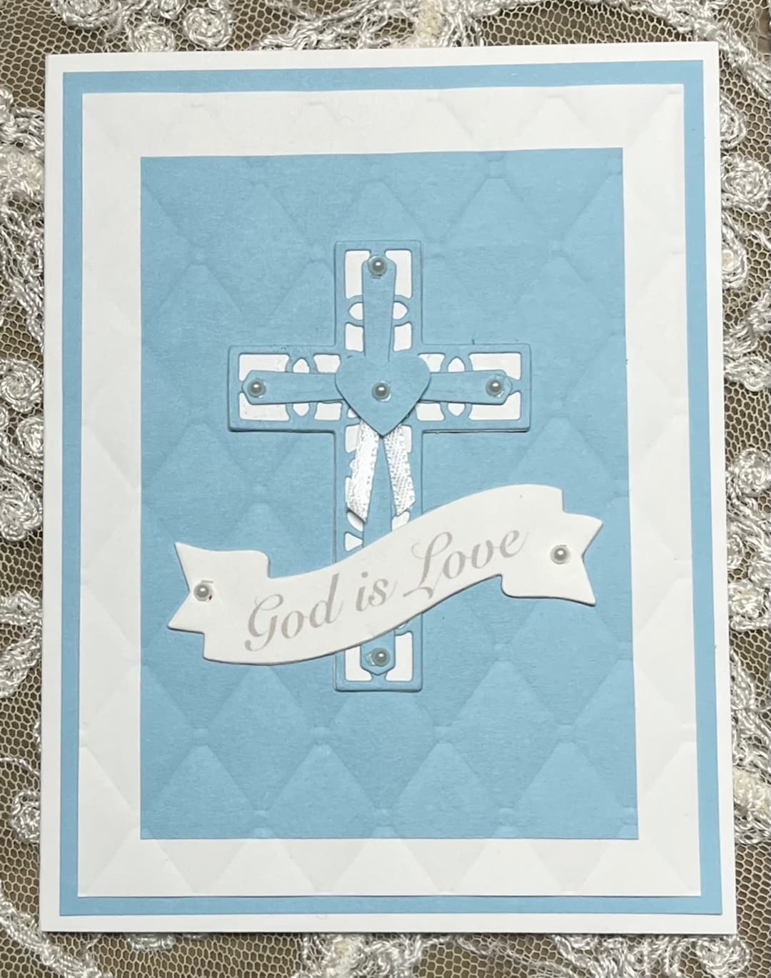 Handmade Boy Baptism Gift Card, Boy Christening Gift Card - Etsy