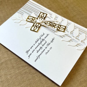 Handmade Boy or Girl Baptism Gift Card, Boy or Girl Christening Gift ...