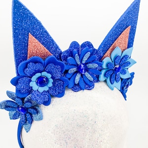 Bluey and Bingo Set Ears & Flower Crown Headband Kids Costume Dress-up ...