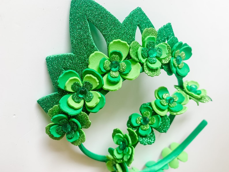 Irish Four Leaf Clover Tiara- St Patricks Day - Etsy