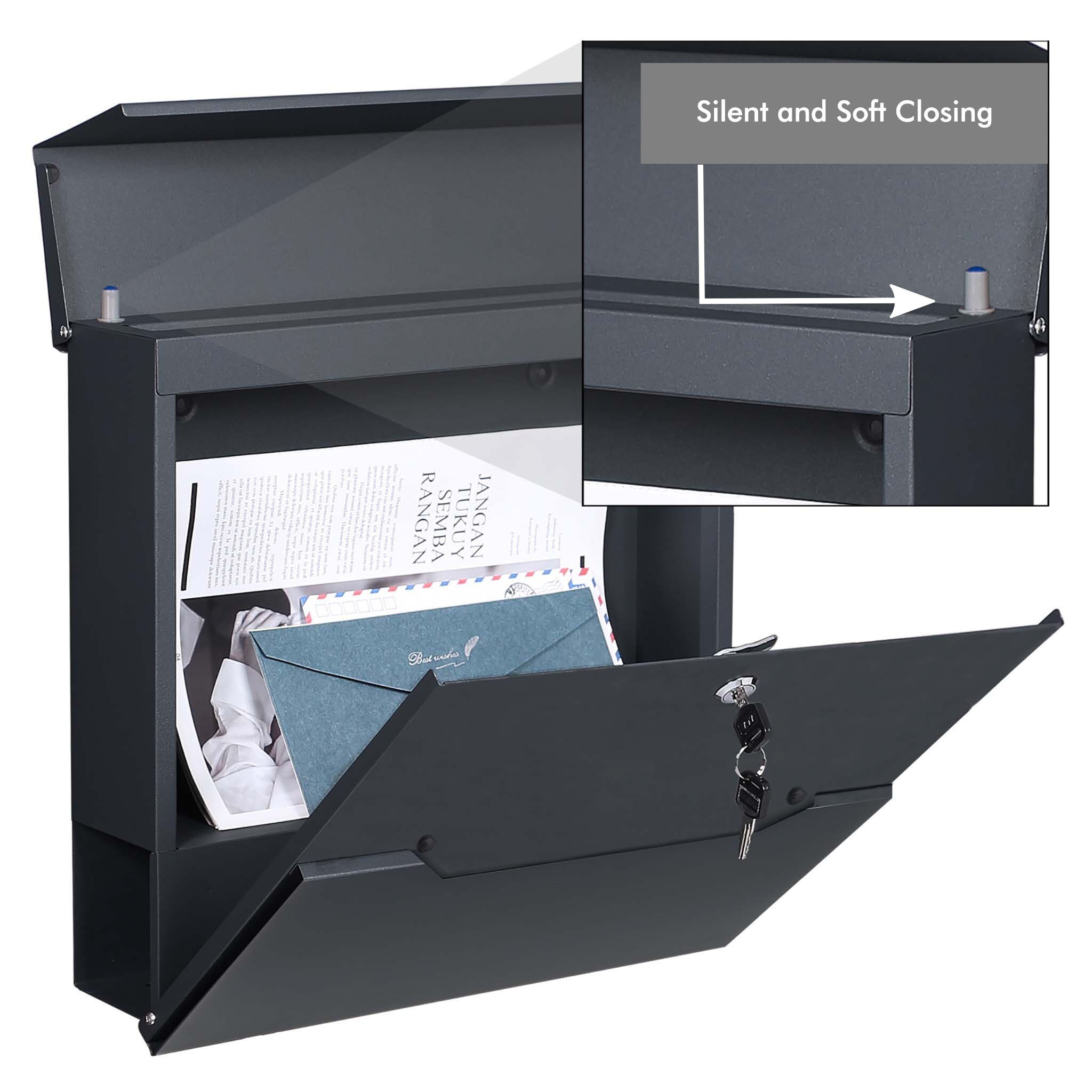 Mailboxes for Outside - Personalised Wall-mounted Mailbox - Letterbox ...