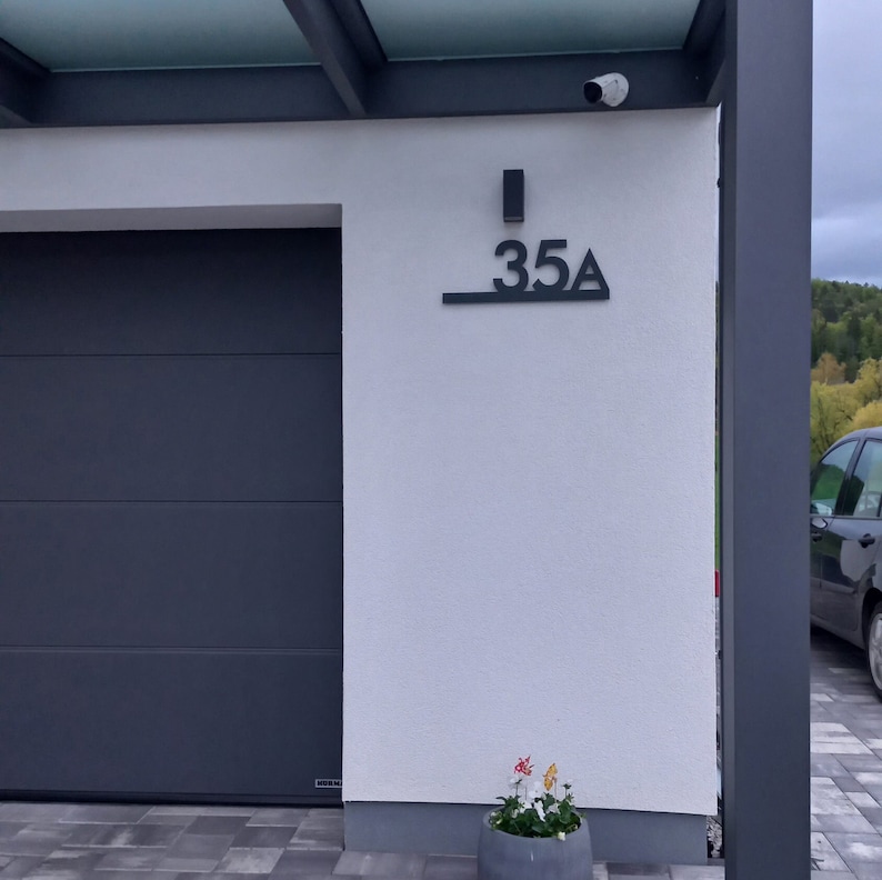 Modern House Numbers Address Signage House Numbers Address - Etsy