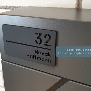 Personalized Name Plate for Mailbox - Family Name Mailbox Sign ...