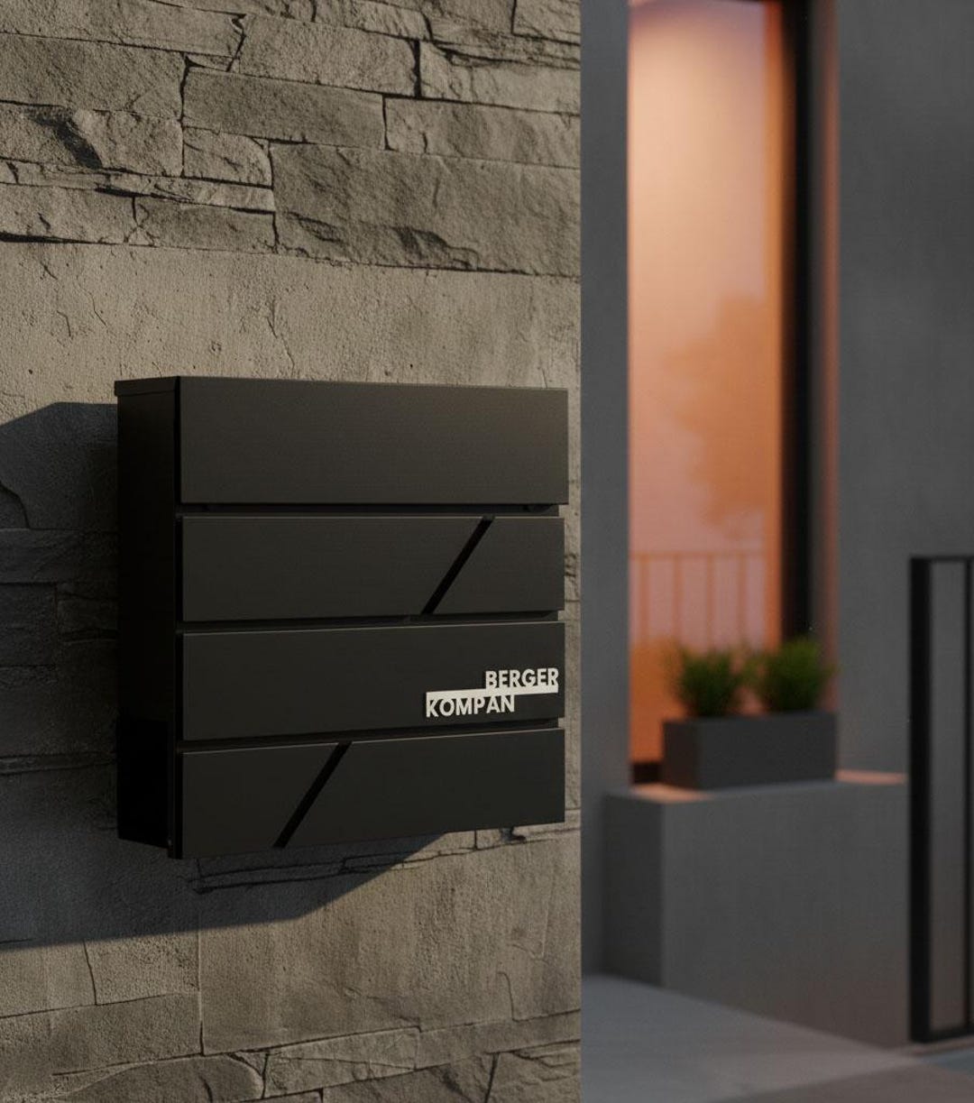Mailboxes for Outside - Personalised Wall-mounted Mailbox, Letterbox ...