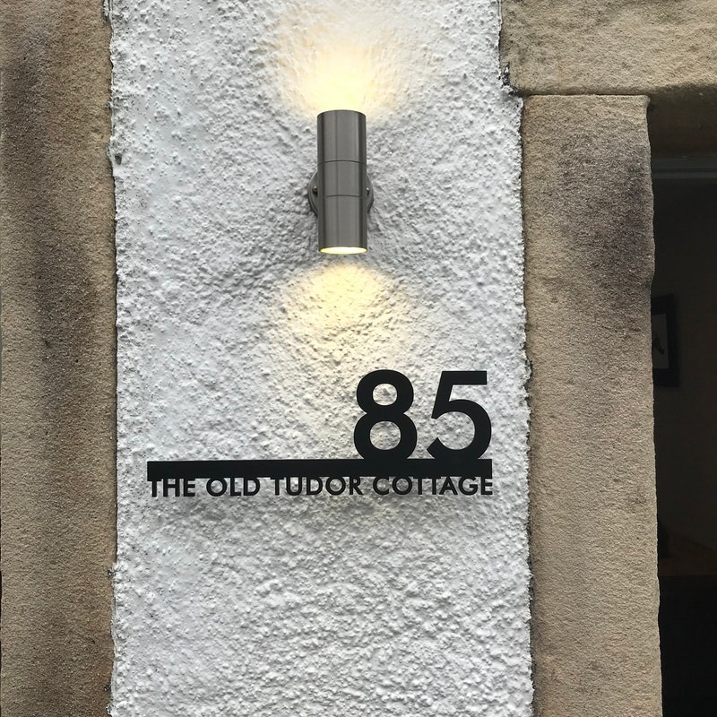 Cursive House Numbers - Etsy