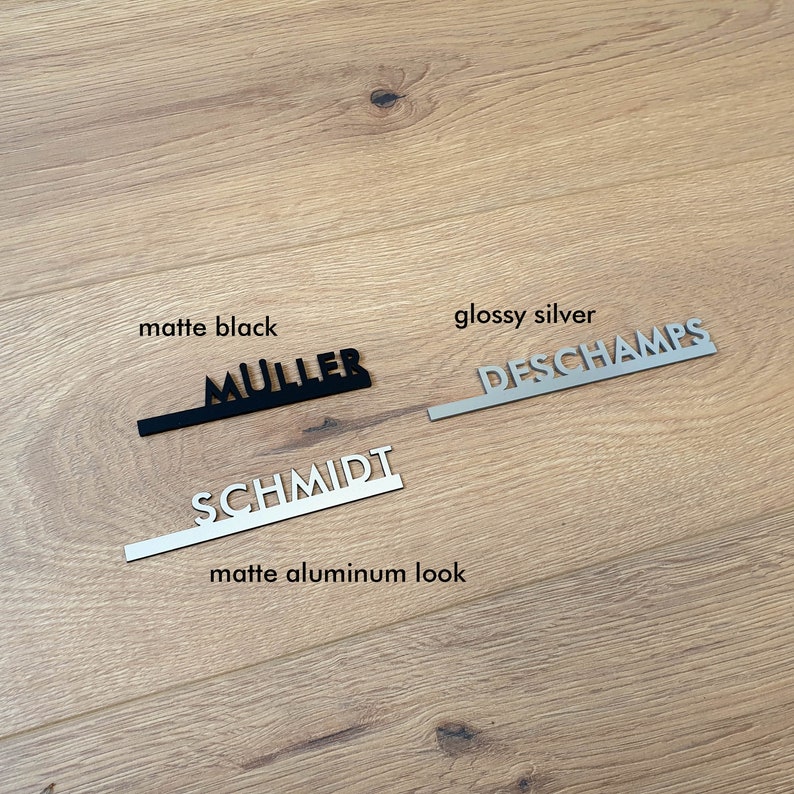 Personalized Name Plate for Mailbox Family Name Door Sign - Etsy