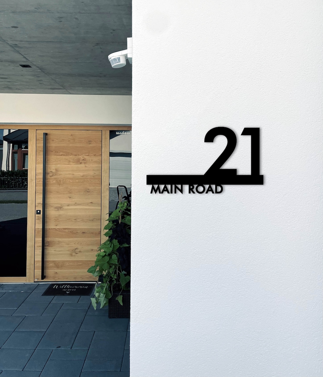 Custom House Number Civic Address Sign - Etsy