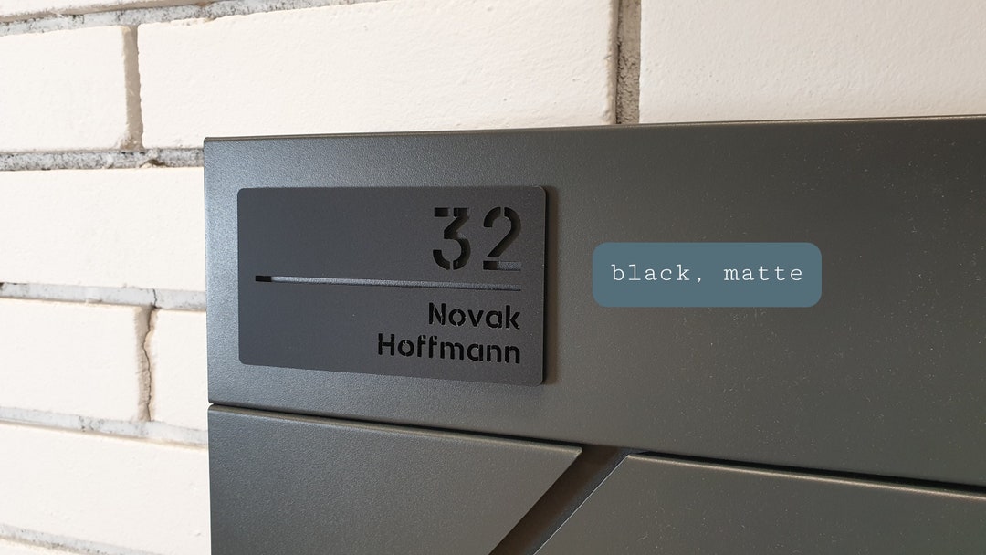 Personalized Name Plate for Mailbox - Family Name Mailbox Sign ...