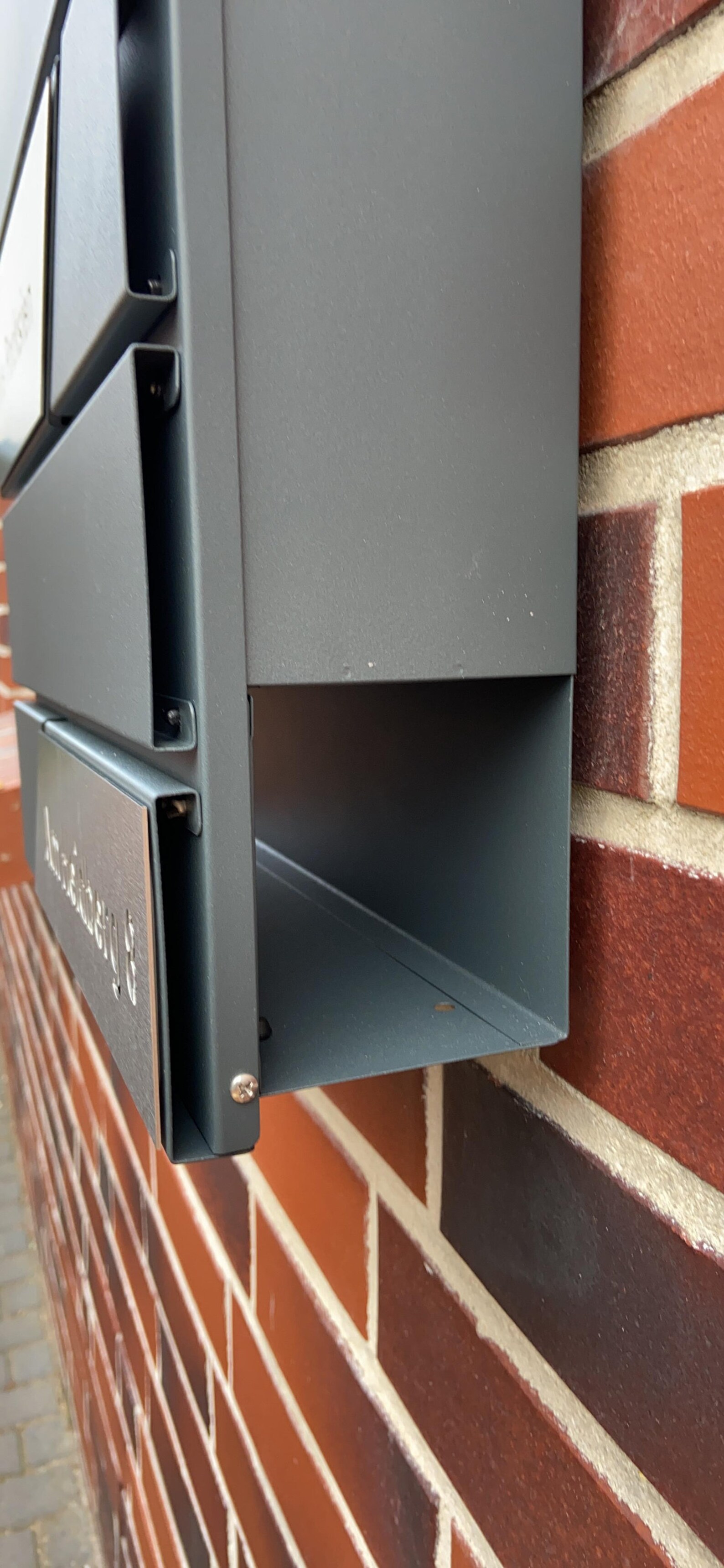 Personalized Modern Mailbox Custom Metal Address Box Wall - Etsy