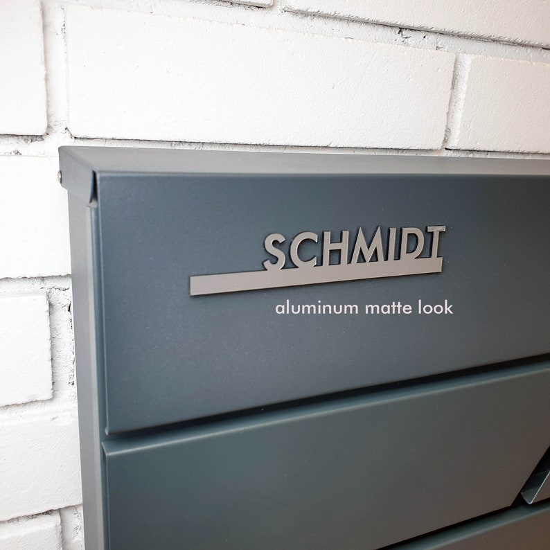 Personalized Name Plate for Mailbox Family Name Door Sign - Etsy