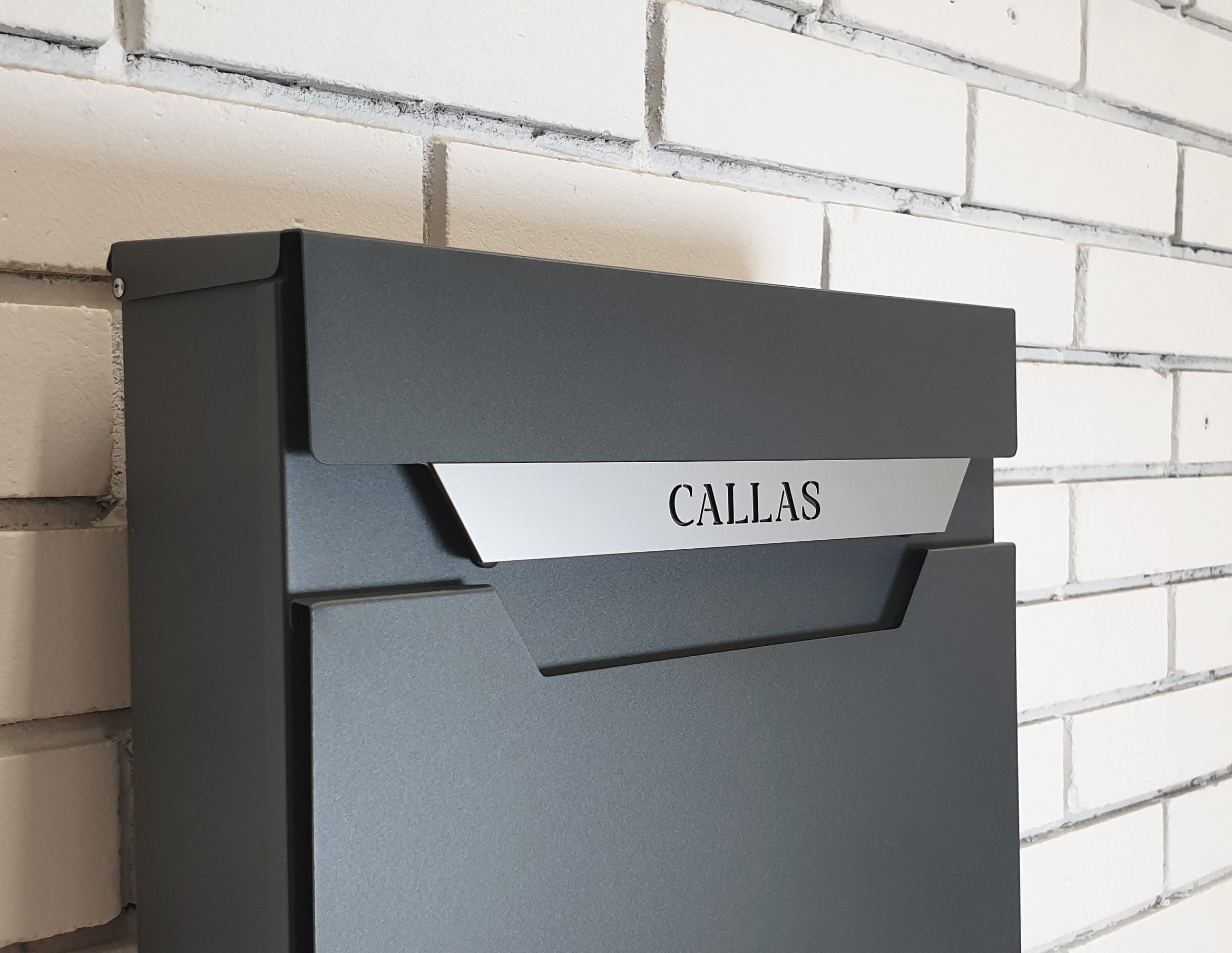 Mailboxes for Outside - Personalised Wall-mounted Mailbox - Letterbox ...
