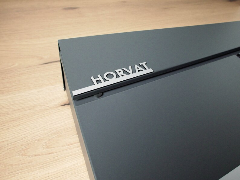 Personalized Modern Mailbox Custom Metal Address Box Wall - Etsy