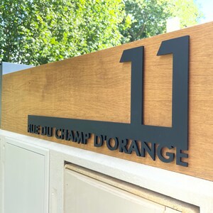 House Number Sign | Modern Address Sign | Address Sign | Modern Address ...