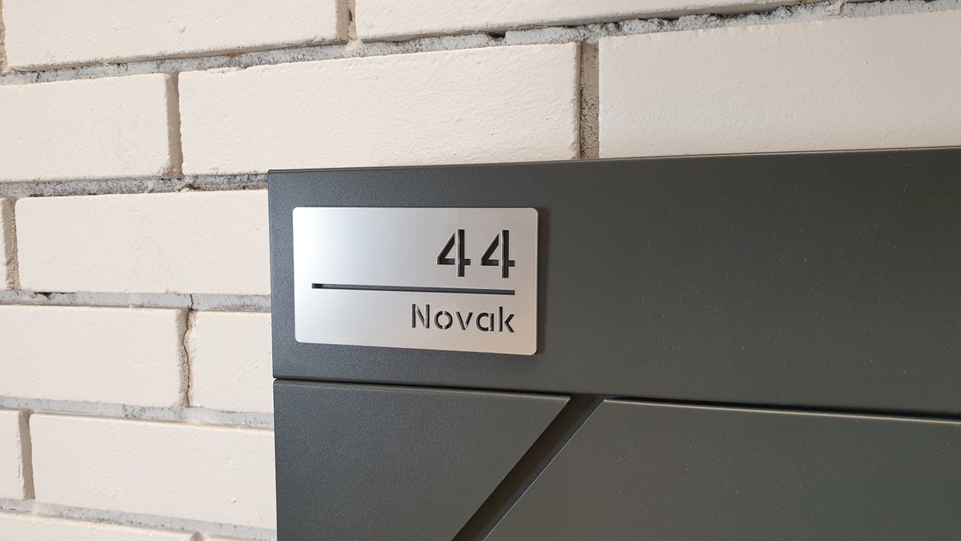 Personalized Name Plate for Mailbox - Family Name Door Sign - Family ...