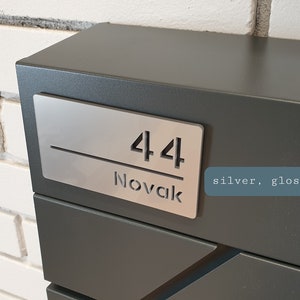 Personalized Name Plate for Mailbox - Family Name Mailbox Sign ...