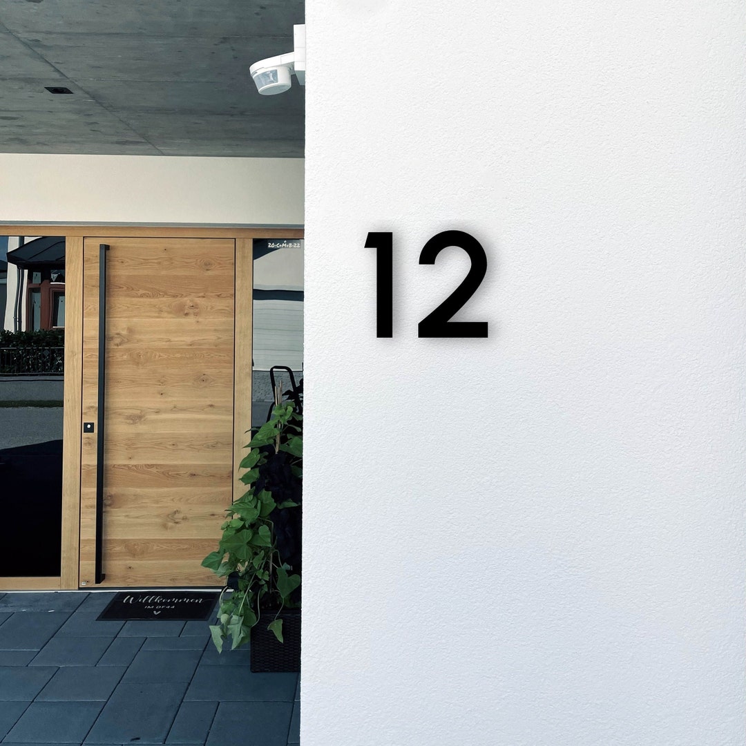 Contemporary House Numbers - Etsy