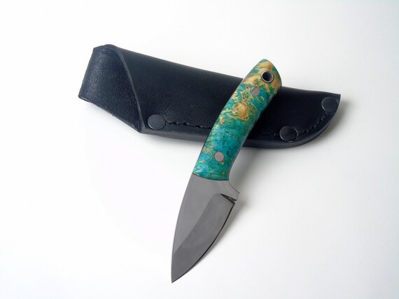 Mini knife Kid-2 Field knife Camping knife Hunting knife | Etsy