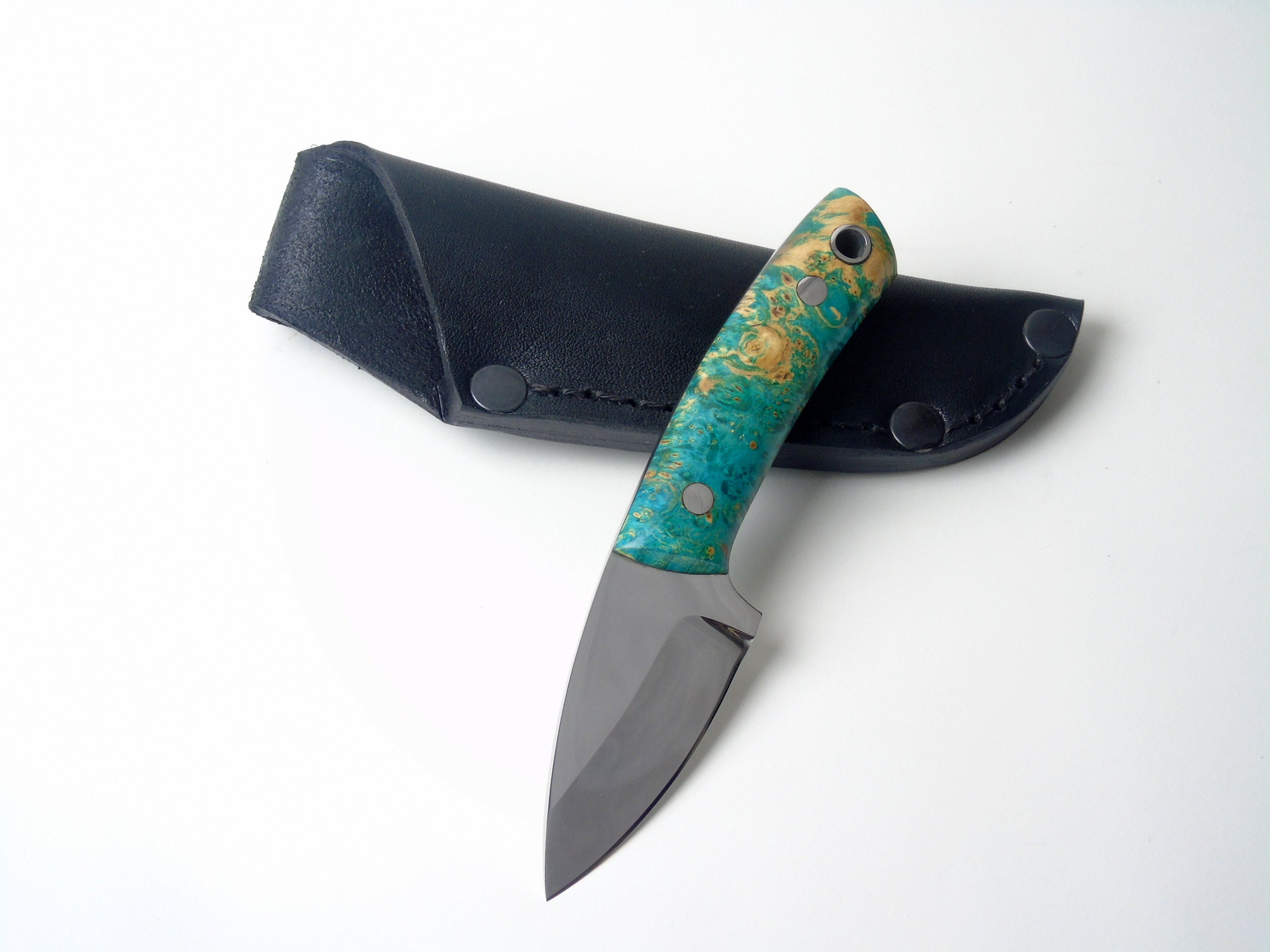 Mini knife Kid-2 Field knife Camping knife Hunting knife | Etsy