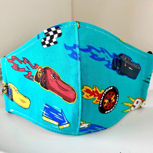 Lightning Mcqueen Face Mask - Etsy