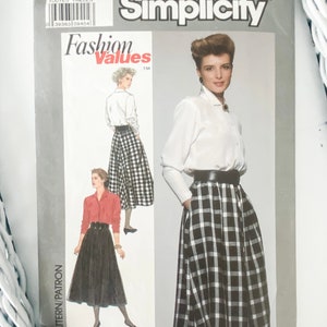 Simplicity Pattern 9303, All Sizes, Misses’/miss Petite Dress, 1989 ...